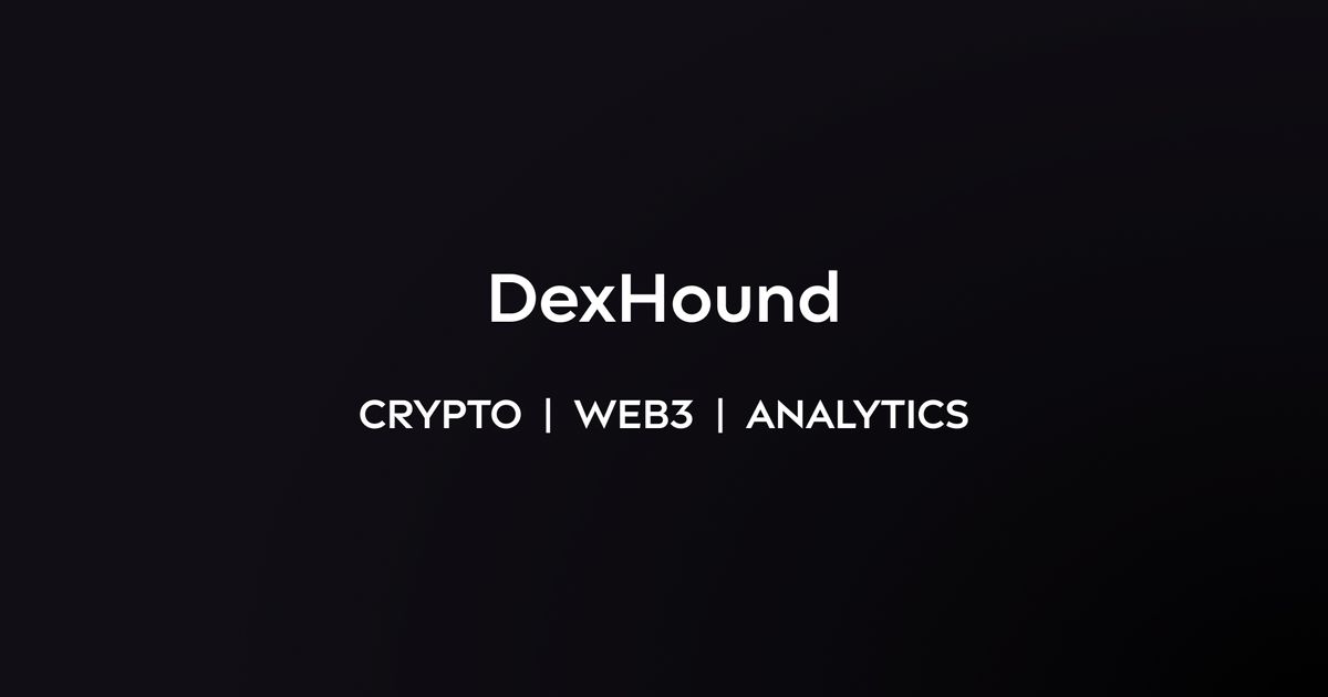 DexHound, a Web3 analytics platform — nouance.io